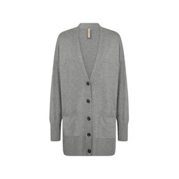 soyaconcept Strickjacke SC-DOLLIE 739 in 99470 MED. GREY MELANGE | Gr.: XS