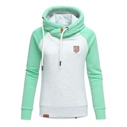 REPUBLIX Kapuzenpullover RILEY in Hellgrau Melange/Mint | Gr.: S