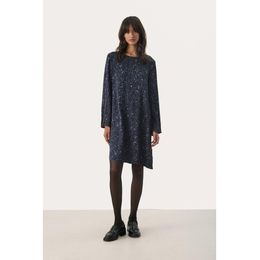 PART TWO Kleid MaibritPW Gerade Passform in Dark Navy Leopard Print | Gr.: 42