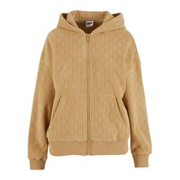Urban Classics Zip-Kapuzenpullover in unionbeige | Gr.: XL