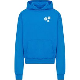 Mister Tee Hoodie "Bold Flowers Heavy Cotton Box Hoody" in Blau | Gr.: XL