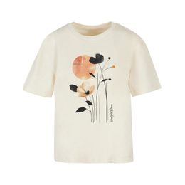 Merchcode Shirt "Ladies Sunlight Bloom Tee" in Weiß | Gr.: M