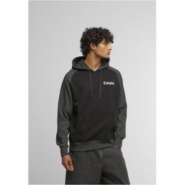 Mister Tee Hoodie "Compton Wording Emb Raglan Hoody" in Schwarz | Gr.: S