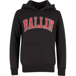 Mister Tee Kinder Hoodie "Ballin Hoody Kids" in Schwarz | Gr.: 110/116