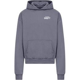 Mister Tee Hoodie "The Perfect Drift Ultra Heavy Cotton Box Hoody" in Blau | Gr.: XXL
