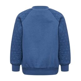 Hummel Kinder Sweatshirt "Mini Loose Quilt Poc Sweatshirt" in Blau | Gr.: 56
