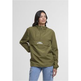 Mister Tee Pullover "Think Different Basic Pull Over Jacket" in Grün | Gr.: M