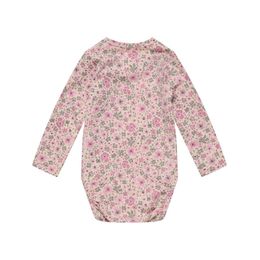 Hummel Outdoor Overall "Mini Flower Aop Body Longsleeve" in Pink | Gr.: 74