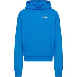 Mister Tee Hoodie "The Perfect Drift Ultra Heavy Cotton Box Hoody" in Blau | Gr.: XXL