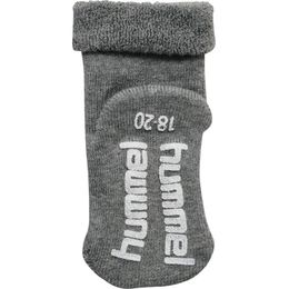 Hummel Kinder Socken "Mini Non Slip 3-Pack Sock" in Grau | Gr.: 24-27