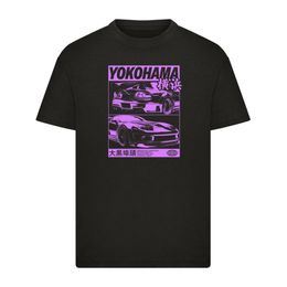 Mister Tee Shirt "Kids Yokohama Race Tee" in Schwarz | Gr.: 146/152