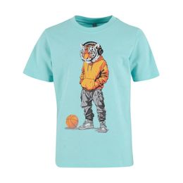 Mister Tee Shirt "Kids Tiger Sports Tee" in Blau | Gr.: 110-116