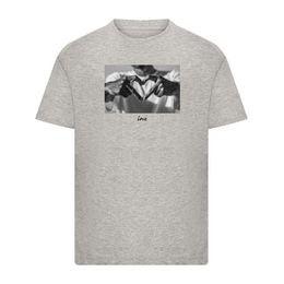 Mister Tee Shirt "Kids Heart Sign Tee" in Grau | Gr.: 146/152