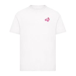 Mister Tee Shirt "Kids Japan Cherries Tee" in Weiß | Gr.: 158/164