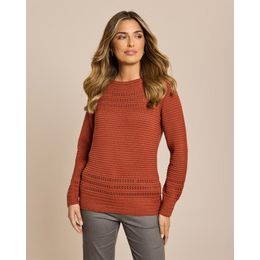 Helena Vera Pullover aus Baumwolle mit Strickstruktur