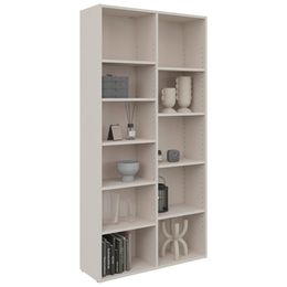 Boxxx Regal, Kaschmir, Holzwerkstoff, 9 F&auml;cher, stehend, Wohnzimmer, Regale, B&uuml;cherregale