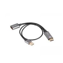 Lanberg HDMI auf DisplayPort Adapter 4K Schwarz - 0.2m