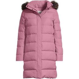 LANDS' END Daunenmantel mit Kapuze, Damen,  Pink, Polyester, by Lands' End