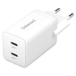 Intenso Power Adapter W40CC GaN wei&szlig; 2x USB-C 40W