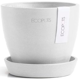 Ecopots Blumentopf &raquo;Antwerp Mini 11 Wei&szlig;&laquo; f&uuml;r den Innenbereich Wei&szlig;