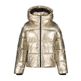 Luhta Outdoorjacke 'Eiseberg' Damen Größe 4XL gold / schwarz Winterjacke