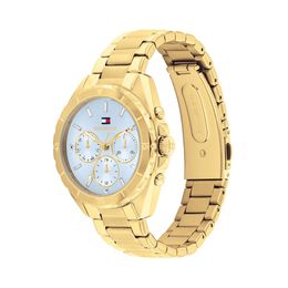 Tommy Hilfiger Uhr 'MELLIE' Damen Gr&ouml;&szlig;e One Size blau / gold