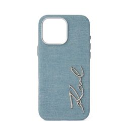 K by KARL LAGERFELD Karl Lagerfeld Smartphoneh&uuml;lle Damen Gr&ouml;&szlig;e One Size blue denim