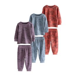 next Schlafanzug Jungen Gr&ouml;&szlig;e 116 opal / lila / rot / schwarz