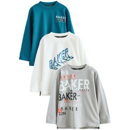 Baker By Ted Baker Shirt boy Blue, Grey, White size 4-5 yrs