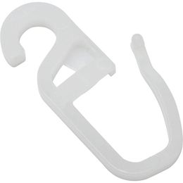 Gardinia Faltenclip &raquo;&raquo;Faltenlegehaken POM-Qualit&auml;t&laquo;&laquo; Serie Einzelprogramm Memphis &Oslash; 16 mm wei&szlig;