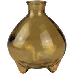 AM Design Dekovase &raquo;Helle und freundliche Vase aus gelbem Glas&laquo; verleiht Ihrem Raum frische Farbe gelb