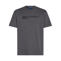KARL LAGERFELD JEANS T-Shirt Herren Gr&ouml;&szlig;e XS dunkelgrau / schwarz