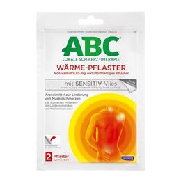 Beiersdorf AG Abc Wärme-Pflaster sensitive-Vlies Hansaplast med 2 St