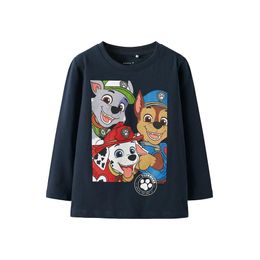 name it Shirt 'NMMNITIN PAW' Jungen Größe 116 navy / mischfarben