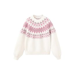 Mango Kids Sweater 'Erika' girl Beige size 7-8 Jahre