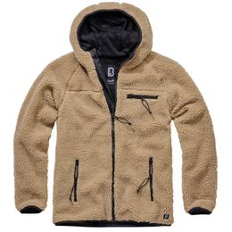 Brandit Teddyfleece Worker Jacket camel, Gr&ouml;&szlig;e L