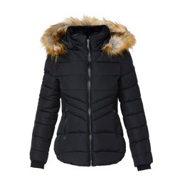 Koroshi Winter Jacket female Black size XL