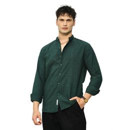 Campus Sutra Button Up Shirt 'Alessia' male Green size M