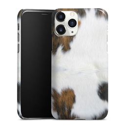 DeinDesign iPhone 11 Pro Handy Premium Case Smartphone Handyh&uuml;lle Schutzh&uuml;lle gl&auml;nzend Cow Skin Fur Cow Premium Case