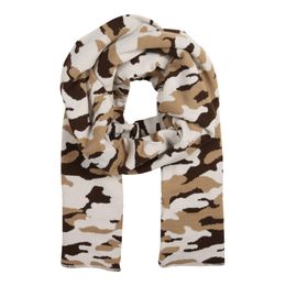 Urban Classics Schal Damen Größe One Size dunkelbraun / schlammfarben / hellgrau