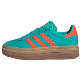 adidas originals Sneaker 'Gazelle Bold' Damen Größe 41/41.5 gold / petrol / orange