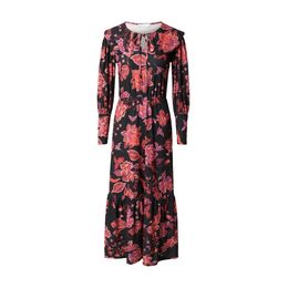Warehouse Kleid Damen Größe 38 lila / rosa / pastellrot / schwarz Winterkleid