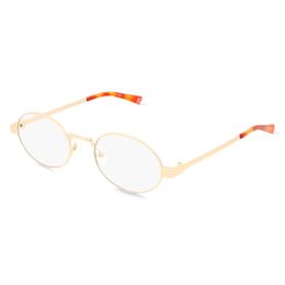 Le Specs Blaulichtfilterbrille LeSpecs POSEIDON DEUX | Unisex | Fassung: Oval Gold