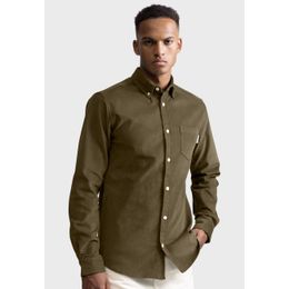 REDEFINED REBEL EST. 2013 Langarmhemd REDEFINED REBEL "Redefined Rebel Shirt RRPark Shirt Corduroy REGULAR FIT", Herren, Gr. L, Normalgrößen, forest night, 98% Baumwolle, 2% Elasthan, Hemden