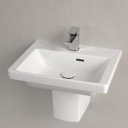 Villeroy & Boch Villeroy & Boch Subway 3.0 Handwaschbecken 50 cm, mit 1 Hahnloch, mit Überlauf