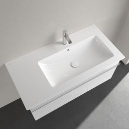 Villeroy & Boch Villeroy & Boch Venticello Schrankwaschtisch 100 x 50 cm, mit 1 Hahnloch, mit Überlauf, Becken rechts