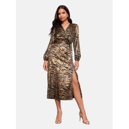 Friends Like These Kleid Damen Gr&ouml;&szlig;e 48 gold / schwarz Winterkleid