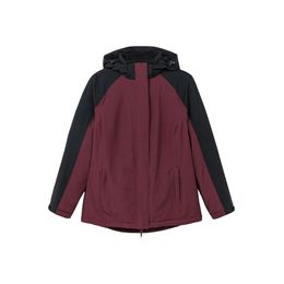 sheego Jacke Damen Größe 6XL bordeaux / schwarz