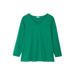 sheego Shirt Damen Größe XXL grün