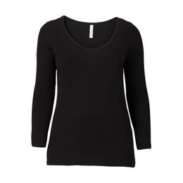 sheego Shirt Damen Gr&ouml;&szlig;e 8XL schwarz